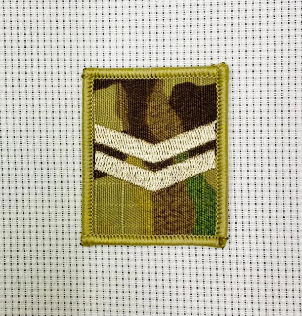 CORPORAL RANK MTP Multicam Badge, Army Military Patch Combat Smock ...