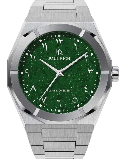 PAUL RICH PR-45253 Mens Watch Star Dust II Emerald Mirage 43mm 5ATM ...