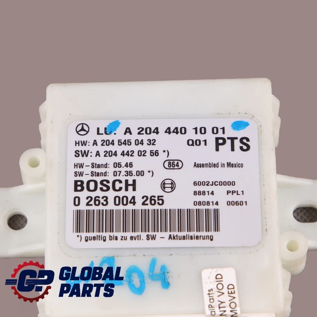 PARKTRONIC MODULE MERCEDES W204 PDC Parking Sensors Control Unit ...
