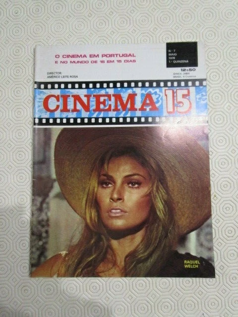 MAGAZINE CINÉMA PORTUGAIS année 1976 Raquel Welch Carole Wells Barbra ...