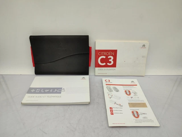 NOTICE D'UTILISATION CITROEN C3 3 PHASE 1 1.2 VTI - 12V /R:69655351 EUR ...