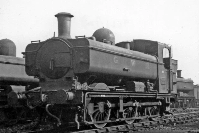 PHOTO GWR 8750 Class 0 6 0Pt No. 9661 At Old Oak Common Locomotive Yard ...