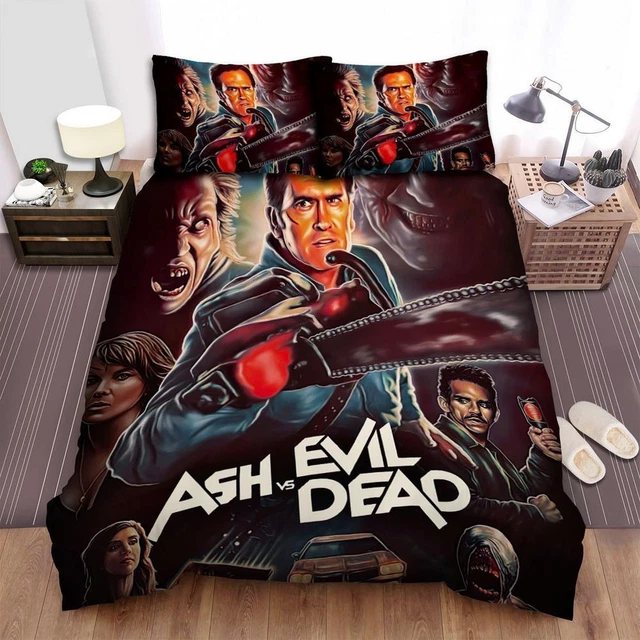 ASH VS EVIL Dead 2015-2018 Movie Digital Art 2 Quilt Duvet Cover Set ...