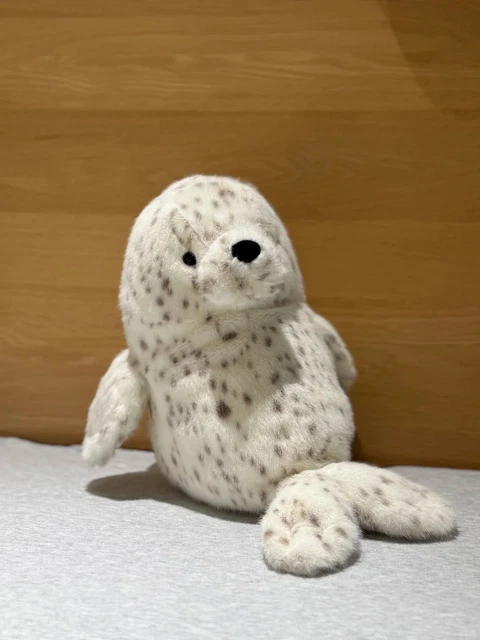 AMUSEABLES WHITE SEAL 26cm Jellycat Galumphous Plush Toy Tags Dust Bag ...