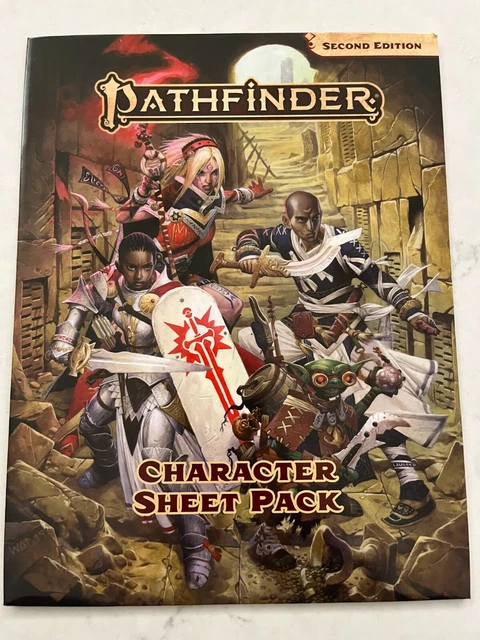 CHARACTER SHEET PACK - Pathfinder Second Edition $12.00 - PicClick CA