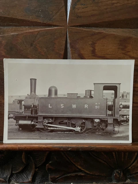 LONDON SOUTH WESTERN Railway (Lswr) Locomotive No 345 Rp Postcard £0.99 ...