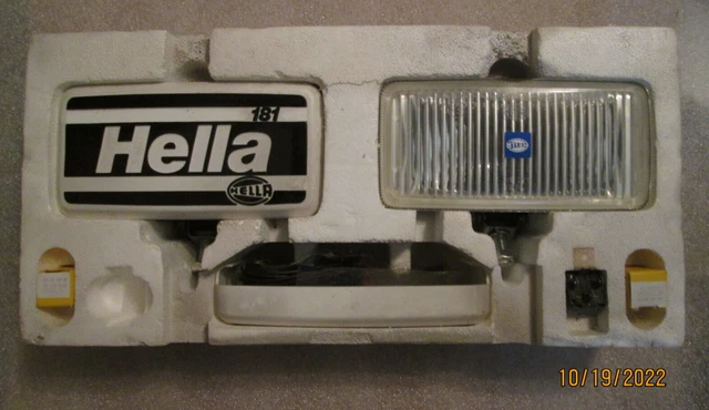 VINTAGE NOS HELLA Driving Lamps Fog Lights Bmw Mercedes Benz Porsche ...