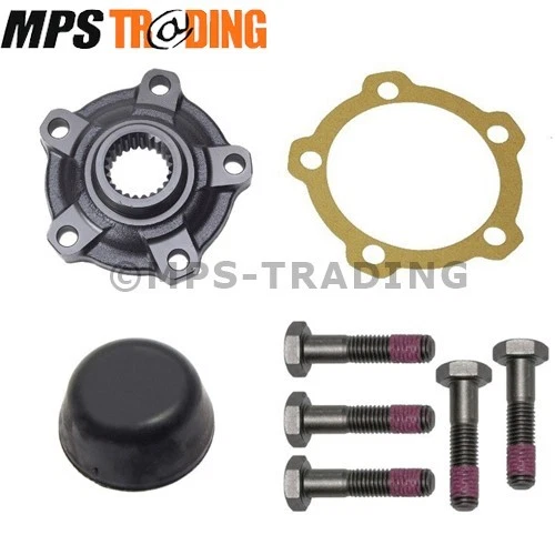 DEFENDER 1994-2016 24 Spline Axle Drive Flange Gasket Bolts Cap 1x ...