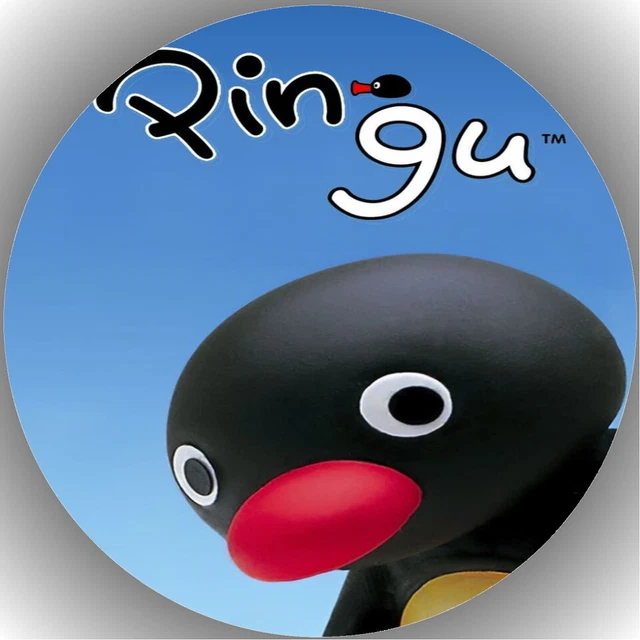 CAKE TOPPER BIRTHDAY cake topper fondant wafer Pingu L2 £4.68 - PicClick UK