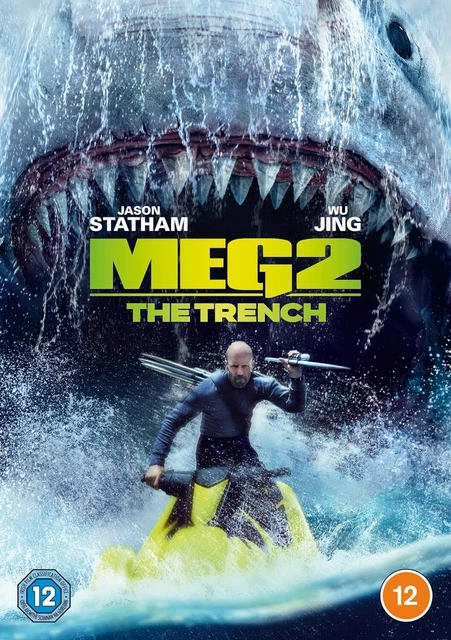 THE MEG PART 2 The Trench DVD Movie Film Jason Statham New Sealed UK ...