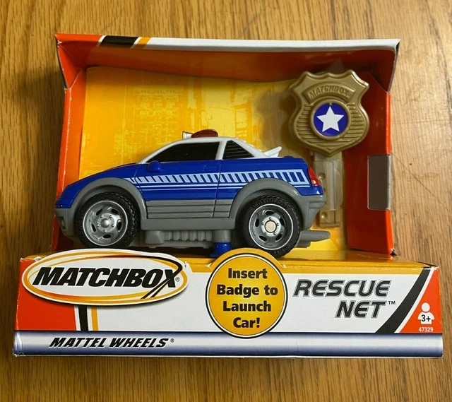 MATCHBOX RESCUE NET Motorized Police Car with Launch Key $9.99 - PicClick