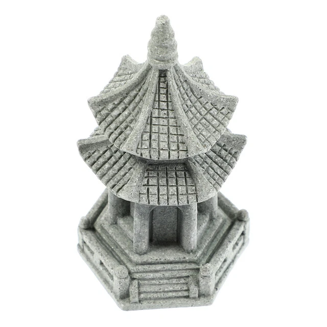 LARGE HEXAGONAL TOWER Pagoda Garden Statue Lantern Decorations £8.69 ...