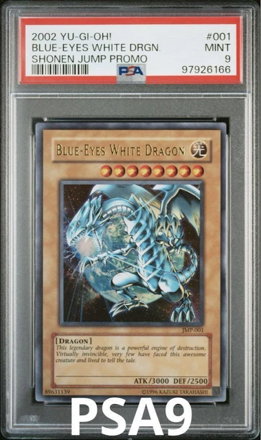 PSA9 YU-GI-OH BLUE-EYES White Dragon JMP-001 Shonen Jump Promo Ultra English £34.80 - PicClick UK