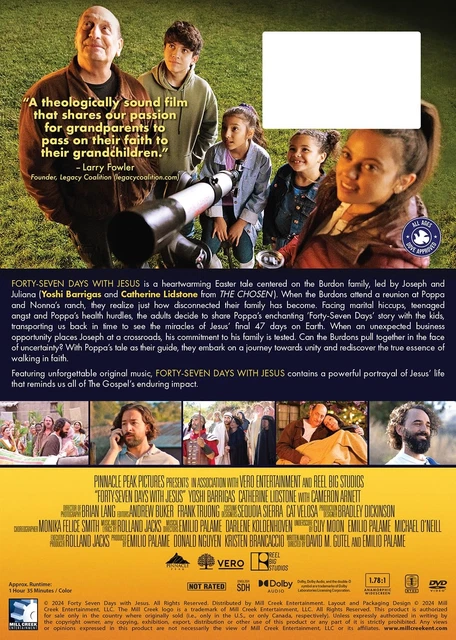 47 DAYS WITH Jesus (DVD) Yoshi Barrigas Catherine Lidstone Emilio ...