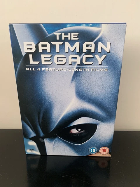 THE BATMAN LEGACY DVD Batman/Batman Returns/Batman Forever/Batman and ...