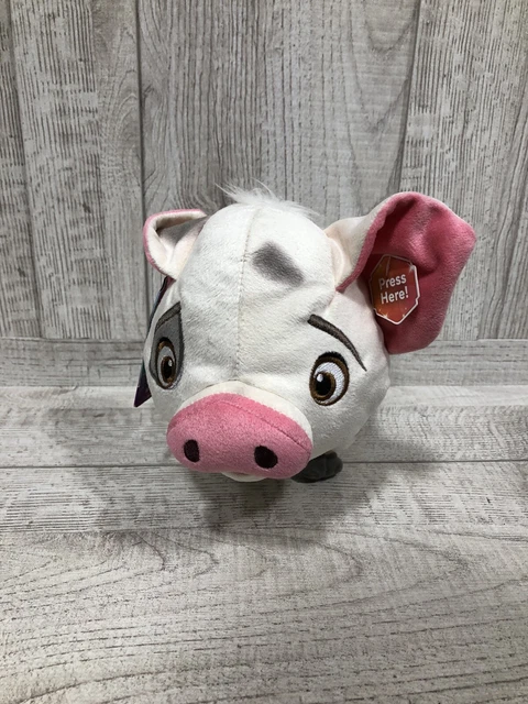 DISNEY PRINCESS MOANA Walk and Snort Pua Plush Stuffed Animated Pig Toy ...