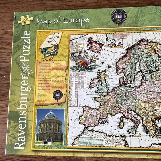 RAVENSBURGER JIGSAW PUZZLE 1000 pieces Map of Europe EUR 8,17 - PicClick FR
