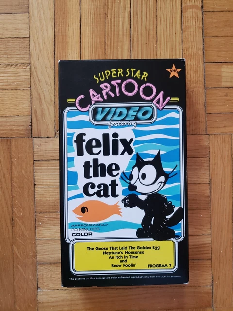 SUPERSTAR CARTOON VIDEO Felix The Cat VHS 1987 Program #7 $6.50 ...