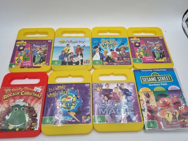 8X KIDS DVDS - The Wiggles X 6, Sesame Street & High Five 5 ABC Kids ...