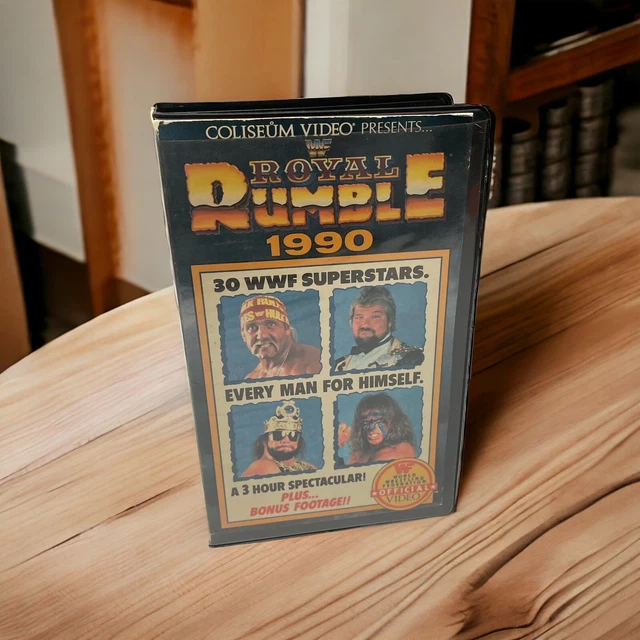 WWF - ROYAL Rumble 1990 (VHS, 1990) VIDÉO COLISEUM Hogan Warrior Rhodes ...