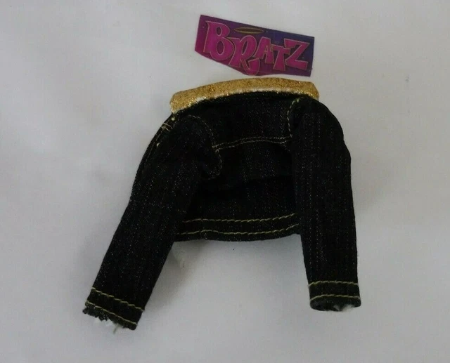 BRATZ DOLL CLOTHES First Date Fashion Pack Denim Jacket With Gold Trim ...