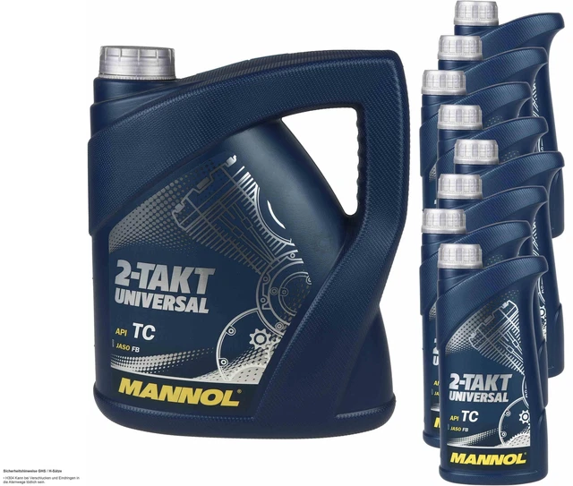 12 LITRE ORIGINAL mannol huile moteur 2-Takt Universel Api TC Oil ...