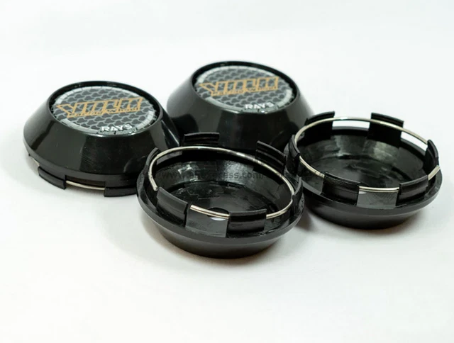 4PCS 68MM VOLK Racing Rim Caps Wheel Center Caps Hubcaps Emblems Logo ...