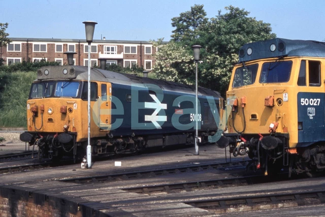 35MM RAILWAY SLIDE of Class 50 50008 @ Old Oak Common Copyright to ...
