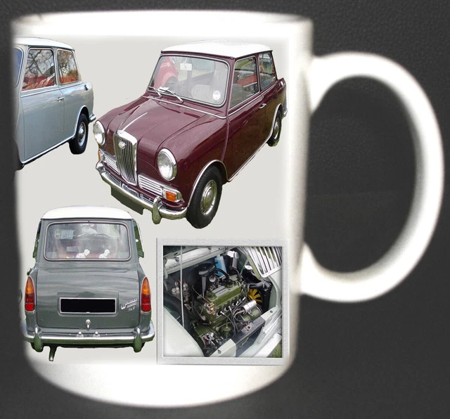 WOLSELEY HORNET RILEY Elf Classic Collectors Restorers Car Mug New ...