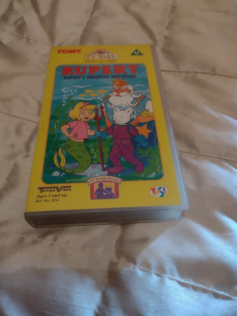 RUPERT TV TEDDY - VHS VIDEO £13.00 - PicClick UK