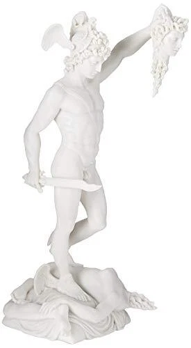 DESIGN TOSCANO PERSEUS Beheading Medusa Greek Gods Statue, Marble ...