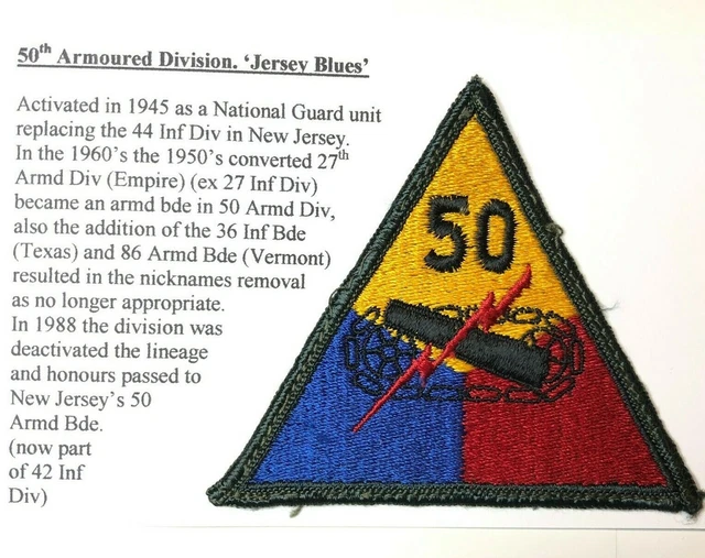 US ARMY 11TH Armoured division Thunderbolt 1942-45 cloth badge patch £ ...