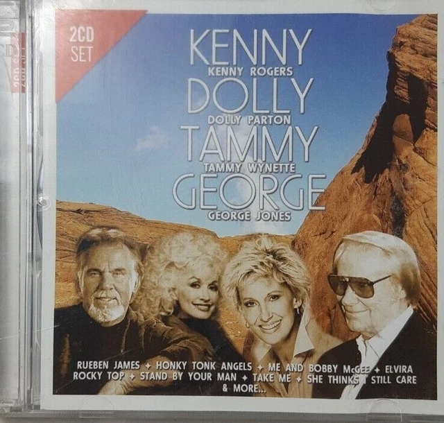 KENNY ROGERS-DOLLY PARTON-TAMMY Wynette-George Jones Country Music 2CD ...