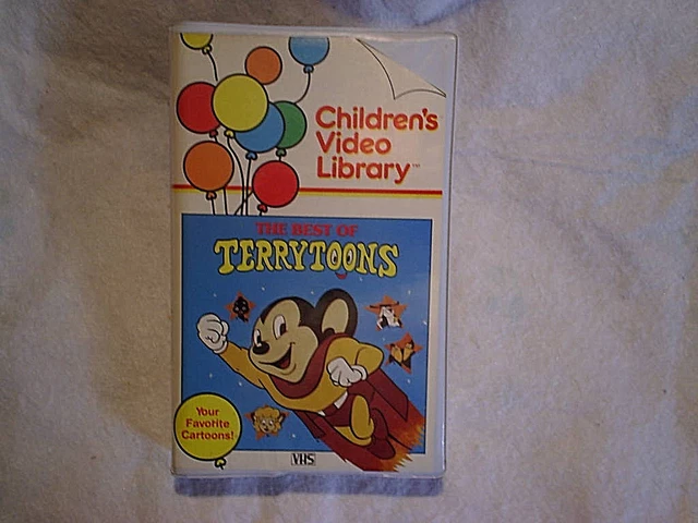 BEST OF TERRYTOONS VHS CARTOONS,mighty mouse,luno,deputy dawg,hector ...