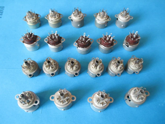 VINTAGE CERAMIC B7G Flanged Valve Bases / Sockets. 1 Piece. £3.29 ...