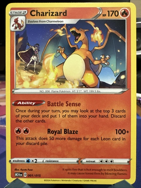 POKÉMON CHARIZARD PROMO Card 001/015 2025 McDonald’s Dragon Discovery £ ...