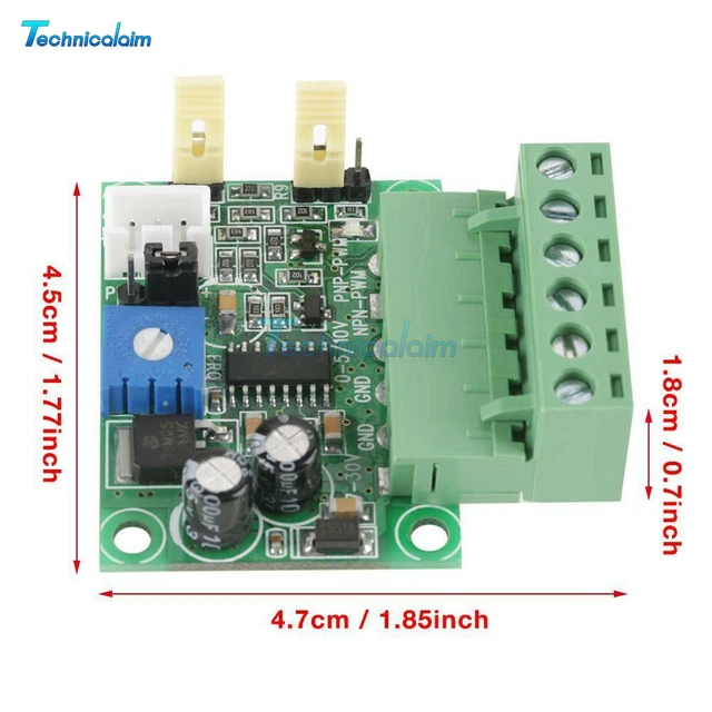 0-5V/0-10V TO 0-100% Analog Input Voltage to PWM Signal Converter Module EUR 15,71 - PicClick DE