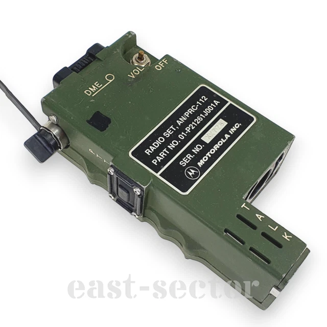 RARE AN/PRC-112 MOTOROLA Survival Pilot Radio US Army USAF Beacon AN ...