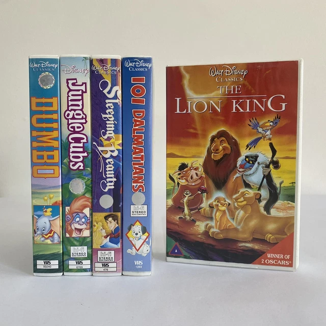 RARE DISNEY VHS Videos Bundle Big Box Walt Disney Classics Video Tapes ...