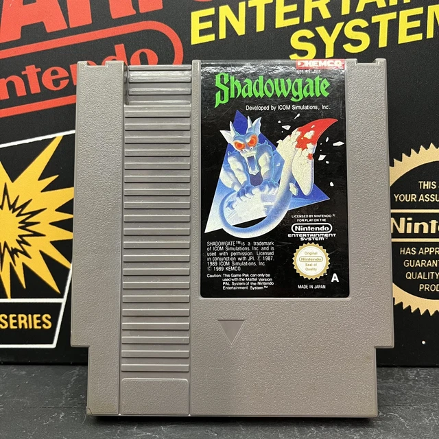 SHADOWGATE NINTENDO ENTERTAINMENT System NES GC PAL TESTED FREE TRACKED ...