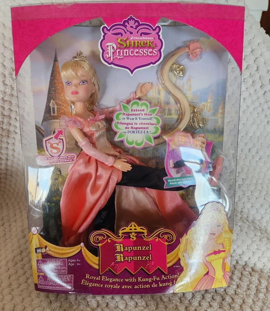 RARE DREAMWORKS SHREK Kung Fu Princesses Rapunzel Nib 2007 $379.99 ...