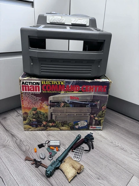 VINTAGE ACTION MAN Electronic Command Centre Bunker Boxed £99.99 ...