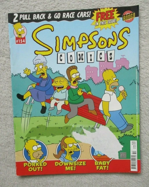 SIMPSONS COMICS NO 154 Dec-08 Bongo Comics Uk EUR 5,76 - PicClick IT