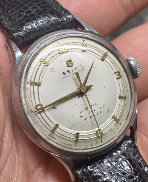 1950’S SEIKO SEIKOSHA Super Nivaflex 17J Manual Winding Watch EUR 183,17 - PicClick IT
