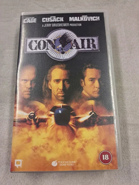 CON AIR VHS Video Cassette Tape Action Movie Film Nicholas Cage £2.22 ...