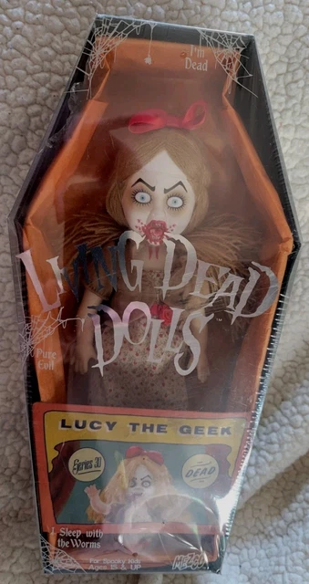 MUÑECAS MEZCO LIVING Dead Lucy The Geek serie 30 nunca retiradas del ...