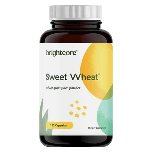 BRIGHTCORE NUTRITION SWEET Wheat, Super Greens With Digestive Enzymes ...