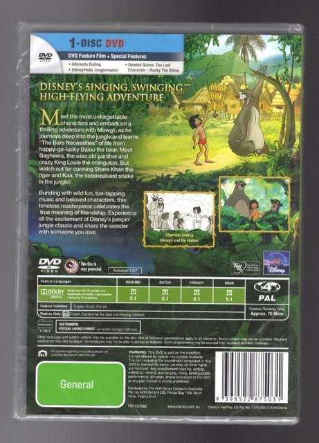 DISNEY CLASSICS - The Jungle Book - DVD (Brand New Sealed) $14.99 ...