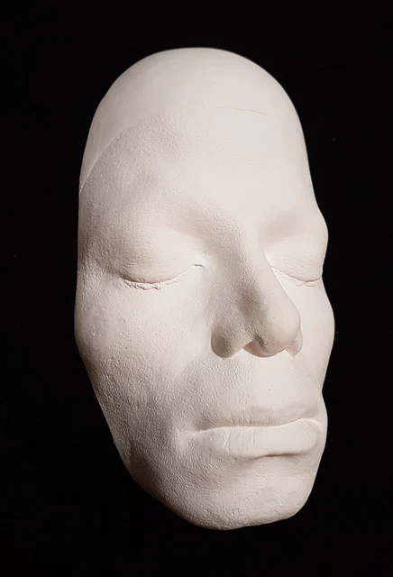 MICHAEL JACKSON PLASTER Face Cast From "The Making Of Thriller" Video ...
