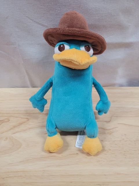 DISNEY PLUSH PERRY The Platypus Phineas Ferb Park Exclusive Figure £7. ...